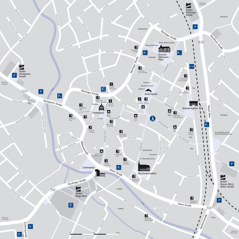Besucherleitsystem Stadt Metzingen - Brucklacher